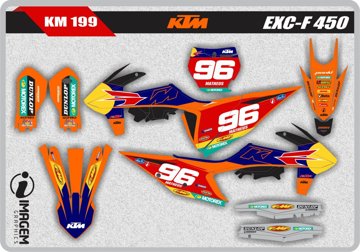 Imagem Graphics - Adesivos personalizados para motos off-road Imagem Graphics - Adesivos personalizados para motos off-road